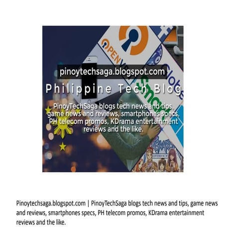PinoyTechSaga | Philippines Tech News and Game Reviews Blog | PPT