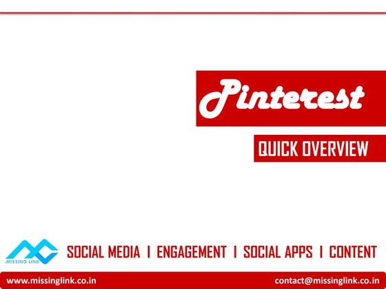 Promoting e commerce on pinterest | PDF
