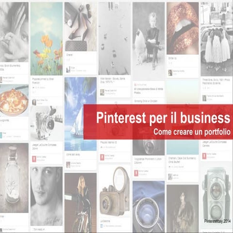 Pinterest per il business - Costruire un portfolio | PPT