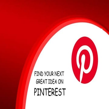 Pinterest presentation | PPT