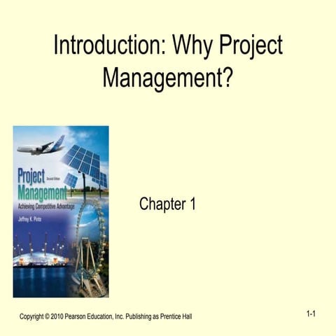 project management introduction chapter 1 | PPT