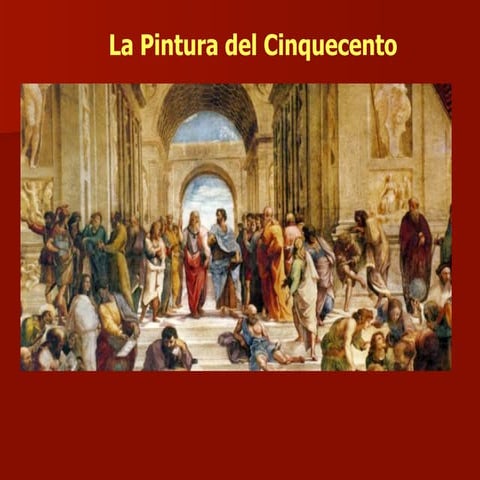 Tema 9 .El Arte del Reanacimiento ( II) Pintura del Cinquecento | PDF