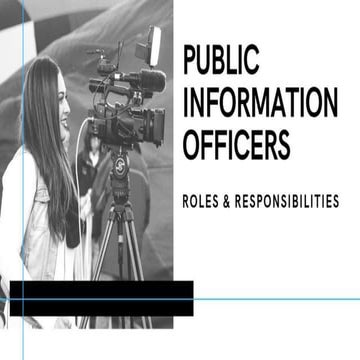 Public Information Officer Roles & Responsibilities | PPTX