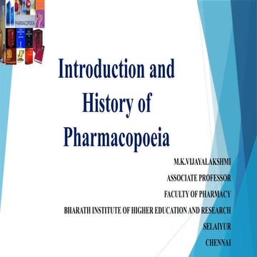Monographs, Pharmacopoeia PPT | PPTX