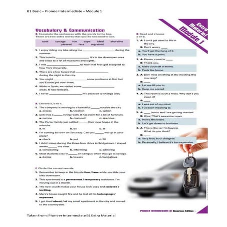 Pioneer intermediate-module1 (1) | DOCX