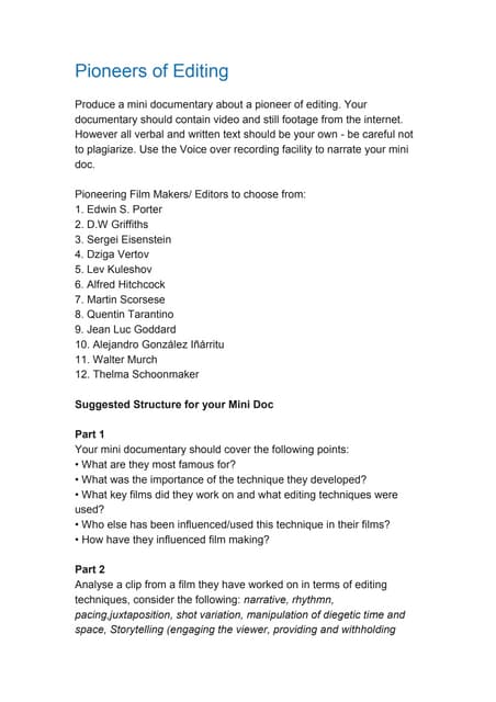 Mind map for my photo shoot | PPTX