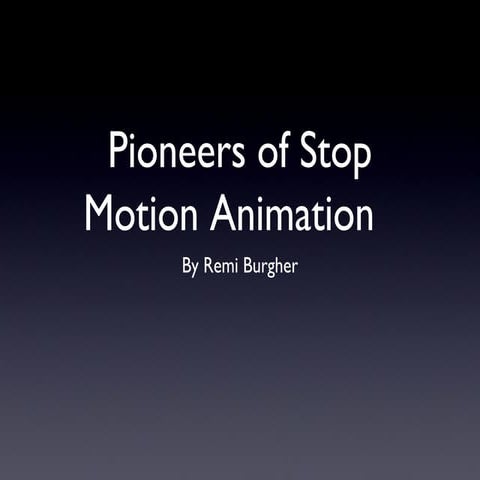 Stop Motion | PPTX