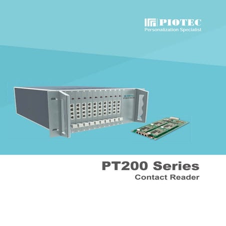 Contact Reader PT200 series | PDF | Operating Systems | Computer ...