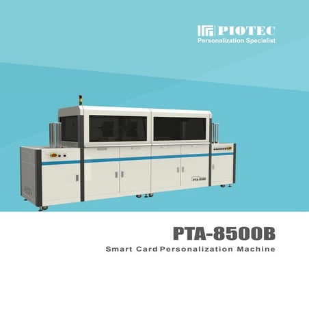 Smart Card Personalization Machine PTA-8500B | PDF