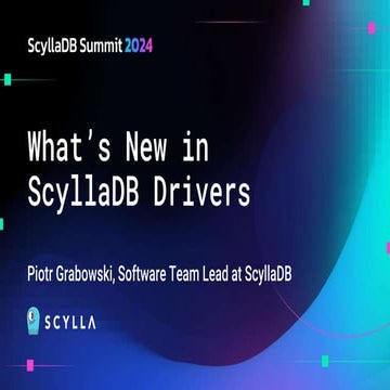 ScyllaDB Drivers: Optimizing Performance | PPTX