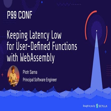 Keeping Latency Low for User-Defined Functions with WebAssembly | PPT