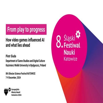 From play to progress: How video games influenced AI and what lies ahead | PDF