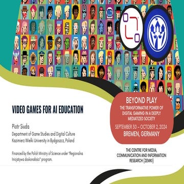 Video Games for Artificial Intelligence Education | PPT | Free Download