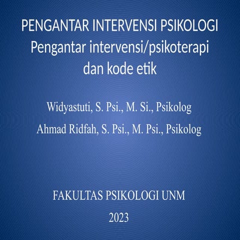 PIP 1 Pengantar intervensi dan Kode etik.pptx