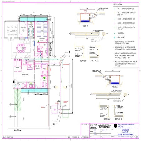 contoh design drawing gedung | PDF