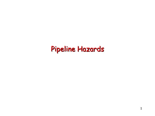 Hazards in pipeline | PDF | Computing | Technology & Computing