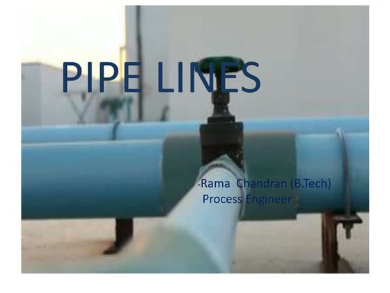 Pipe line sizing | PPTX