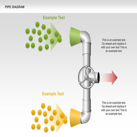 Pipe Diagrams (for PowerPoint and Google Slides) | PPTX