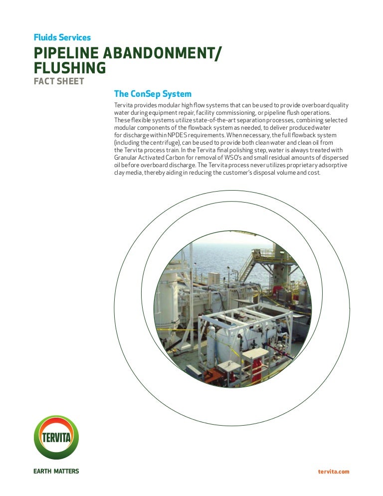 Pipeline abandonment flushing