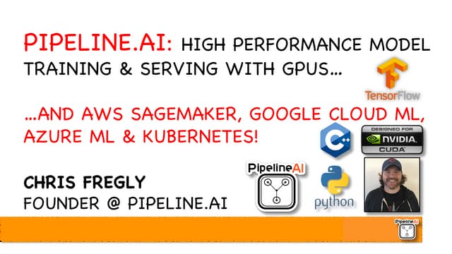 Optimizing Profiling And Deploying High Performance Spark Ml And Tensorflow Ai Ppt