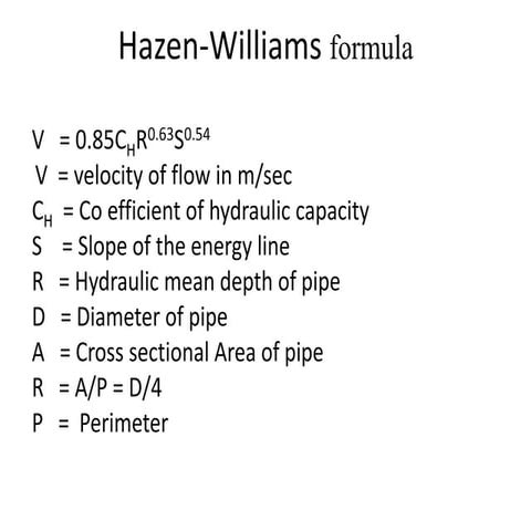 Pipeline design for water supply | PPTX