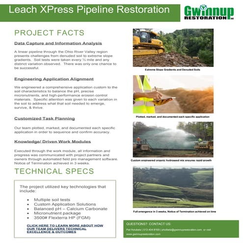 Gwinnup Restoration Pipeline Restoration Case Study | PDF