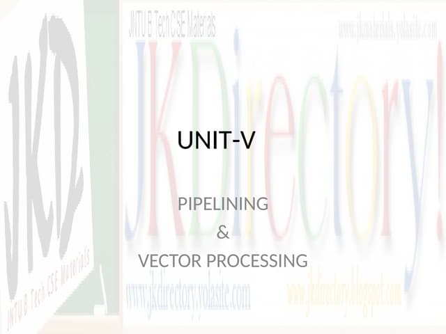 Vector Processing Pipelining Computer Organizationpptx