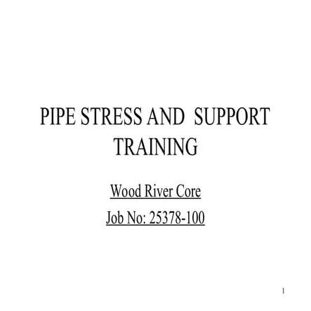 pipe stress calculation overview 1.ppt