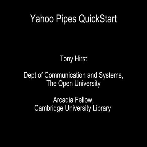 Pipes Walk Through | PPT