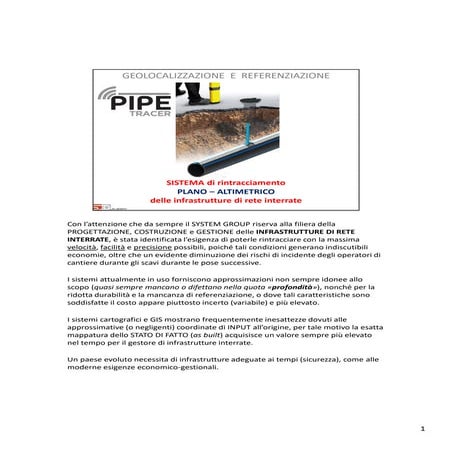 PIPE TRACE - CENTRALTUBI | PDF