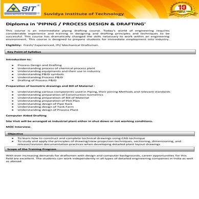 Piping process design & drafting | PDF