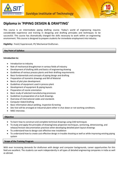 Suvidya Institute Of Technology presentations