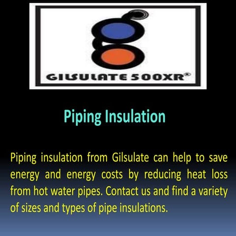 Piping Insulation | PPT