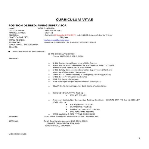 PIPING SUPERVISOR Kz.docx