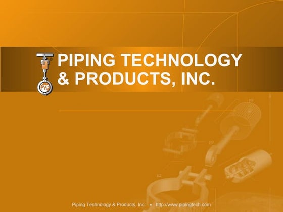 Basic piping | PPT | Technology & Computing