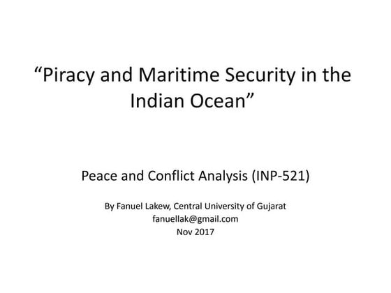 Growing security and challenges of india's maritime emerging issues | PDF