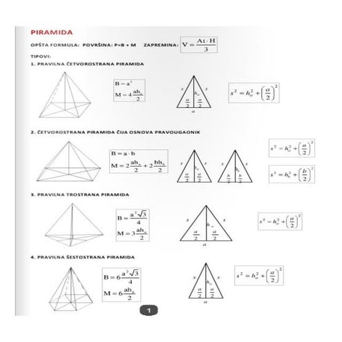 Piramida formule | DOC