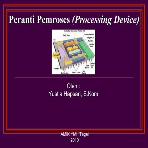 Piranti proses (process device) | PPT