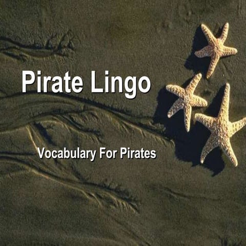 Pirate language | PPTX