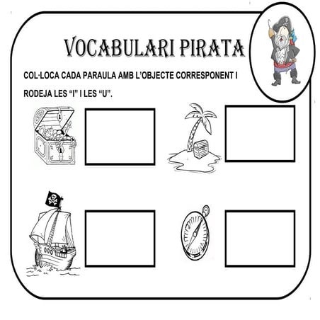 Pirates vocabulari pirata lletra i-u | DOC