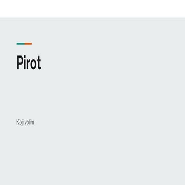 Pirot | PPTX