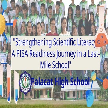 PISA-REPORT-PALACAT for student assessment of learning | PPTX