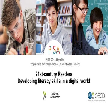 Developing literacy skills in a digital world: New findings from PISA ...
