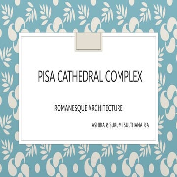 Pisa complex | PPTX