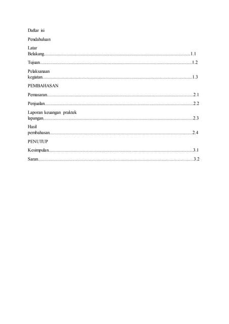 Contoh proposal market_day | PDF
