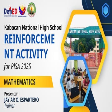 PISA ACTIVITY Reinforcement for students | PPTX