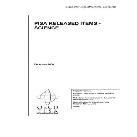 Pisa science SCP | PDF