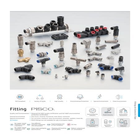 PISCO fitting filter pneumatic regulator | PDF