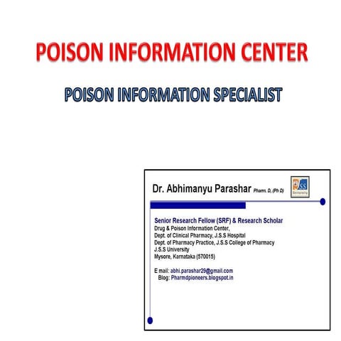 Pi specialist, Roles & Responsibilities | PPT