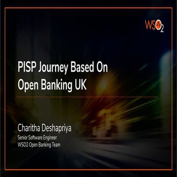 PISP Journey Based on Open Banking UK | PDF